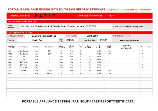 Recollections Entertainments